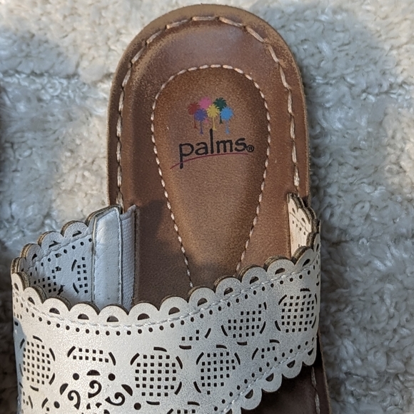 Palms | Shoes | Palms Perforated Flex Faux Leather Upper Slipon Thong ...